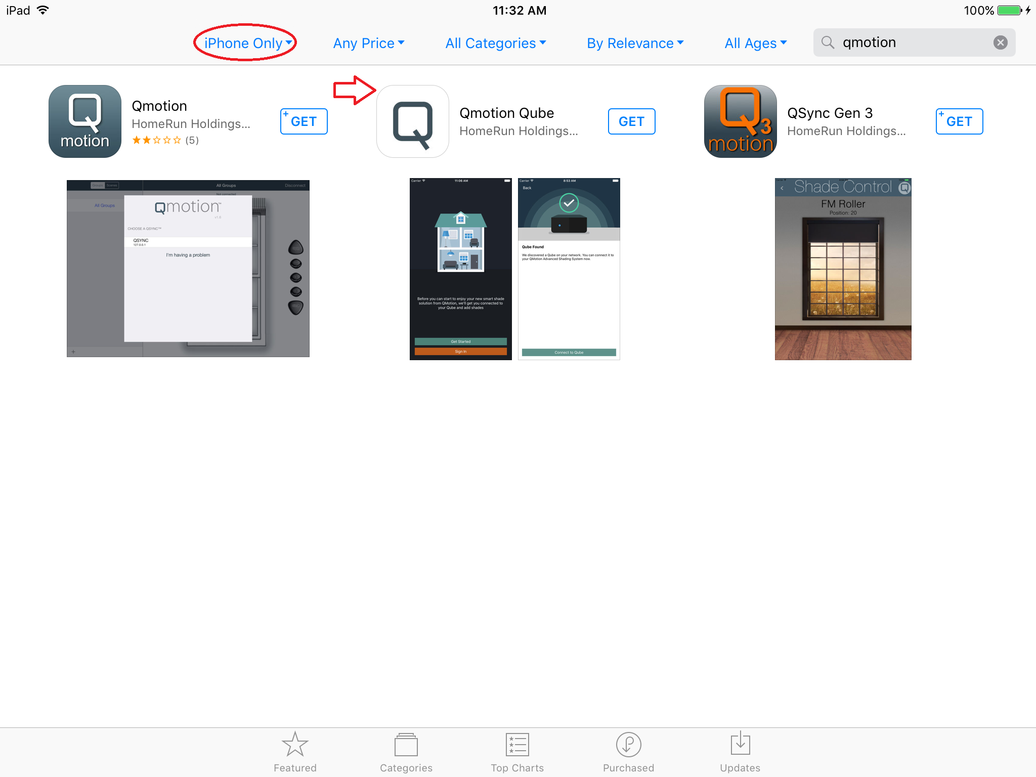 Home Automation - Selecting the correct QMotion app to configure shades ...