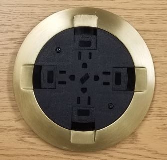 Poke-Thru Devices - Color options for flush style poke thru devices