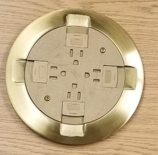 Poke-Thru Devices - Color options for flush style poke thru devices