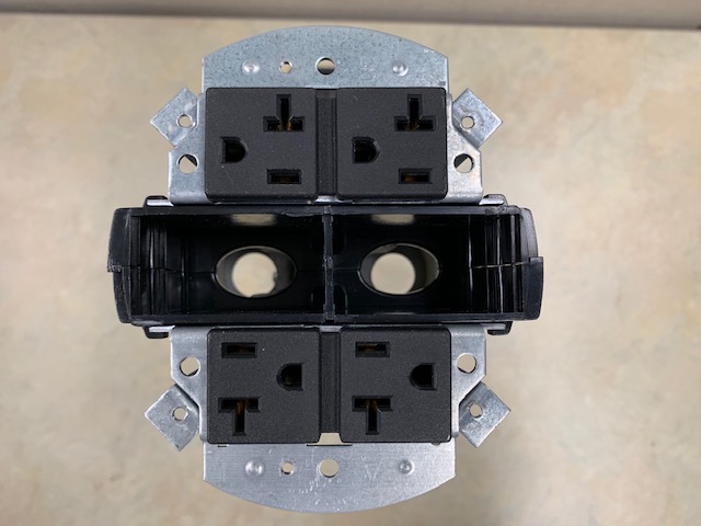 Poke-Thru Devices - How do I install jacks in the RC4 poke thru?