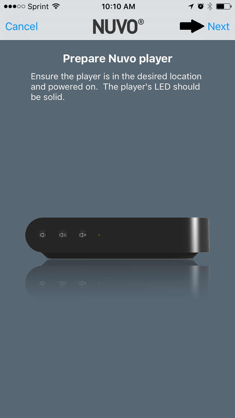 Multi-Room Audio - Initial Setup Procedure for Nuvo Player