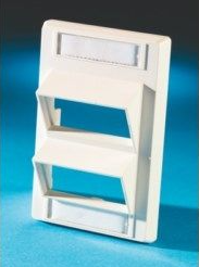 Raceways - Low voltage cover plate options for 3000 steel raceway