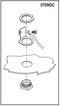 Raceways - How is ground continuity maintained when the V5785 is ...