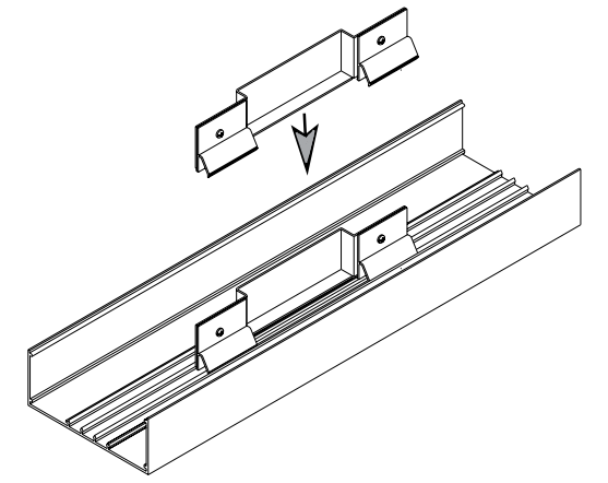 Raceways - How offset dividers work in AL5200 series aluminum raceway