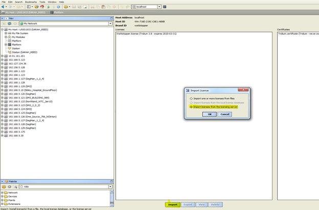 Niagara WorkBench annual license update